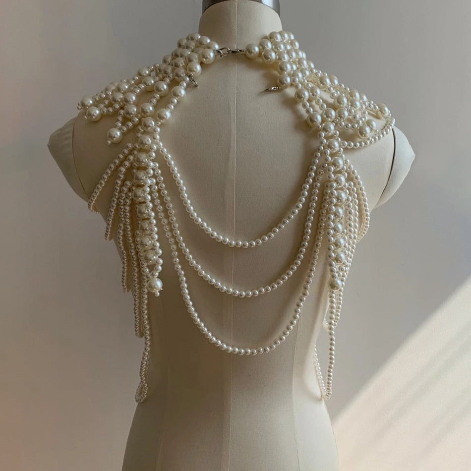 Pearl Body Chains Necklace – Marssiana